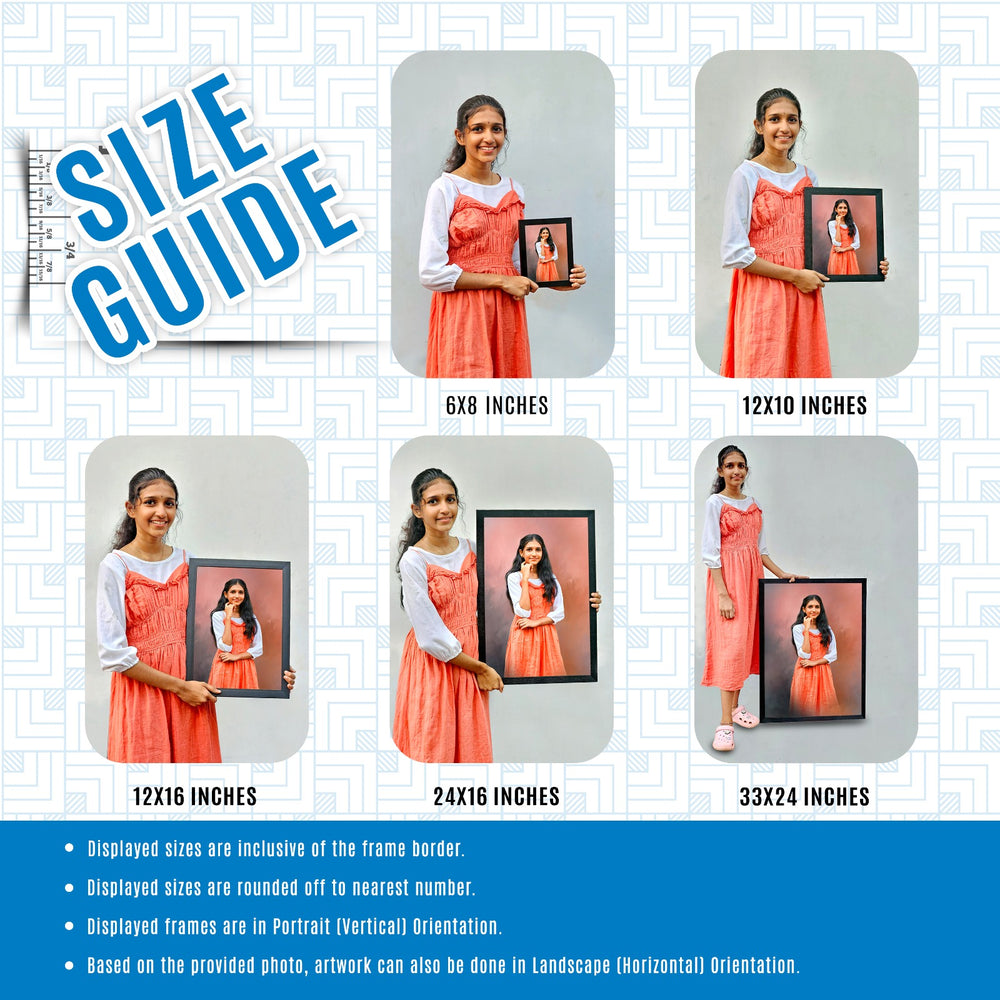 Family Portrait Painting | Digital Merge Portrait | Compilation ...