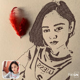 Name Portrait | Custom Name Portrait from Photos