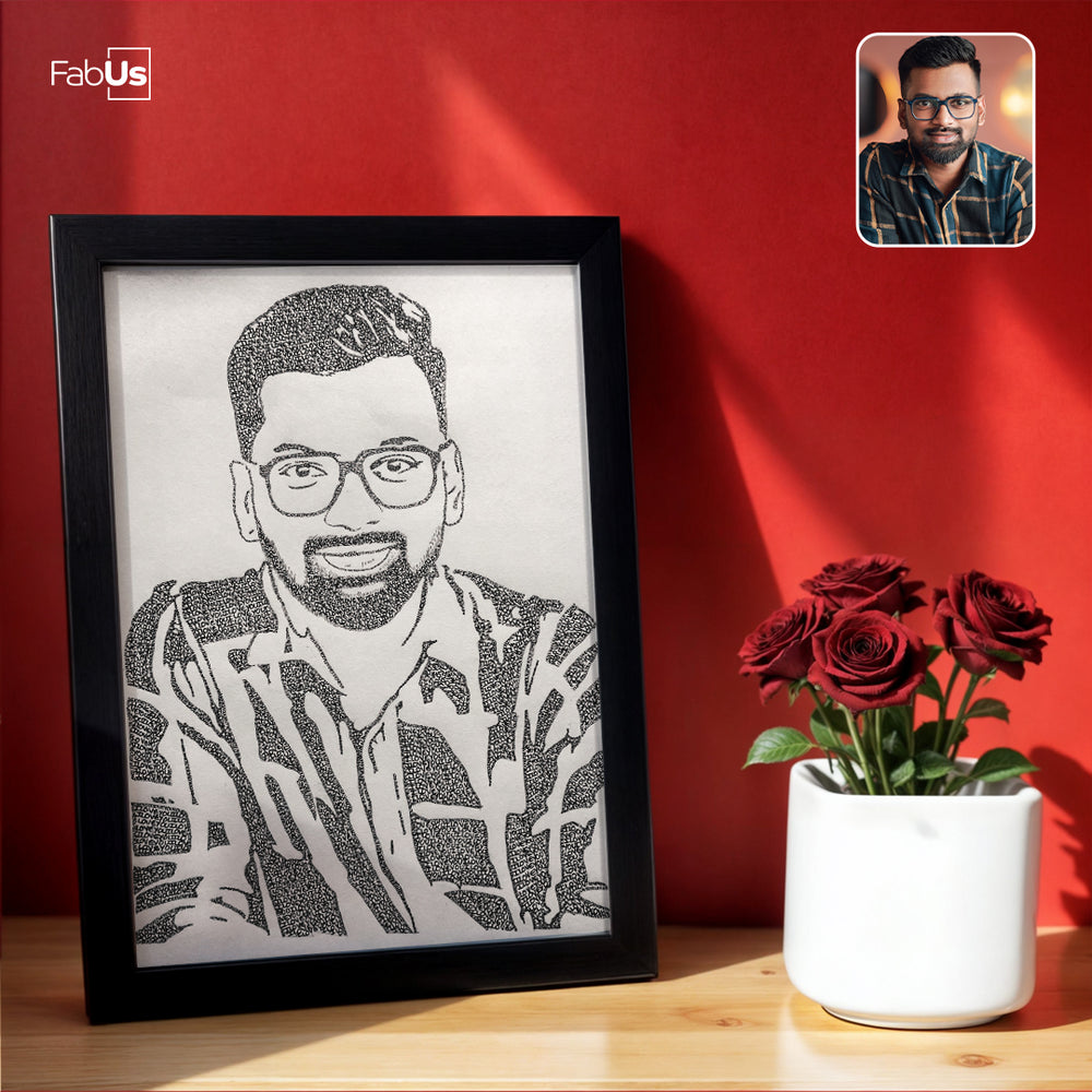 I Love You Portrait | Custom Personalized Art for Loved Ones