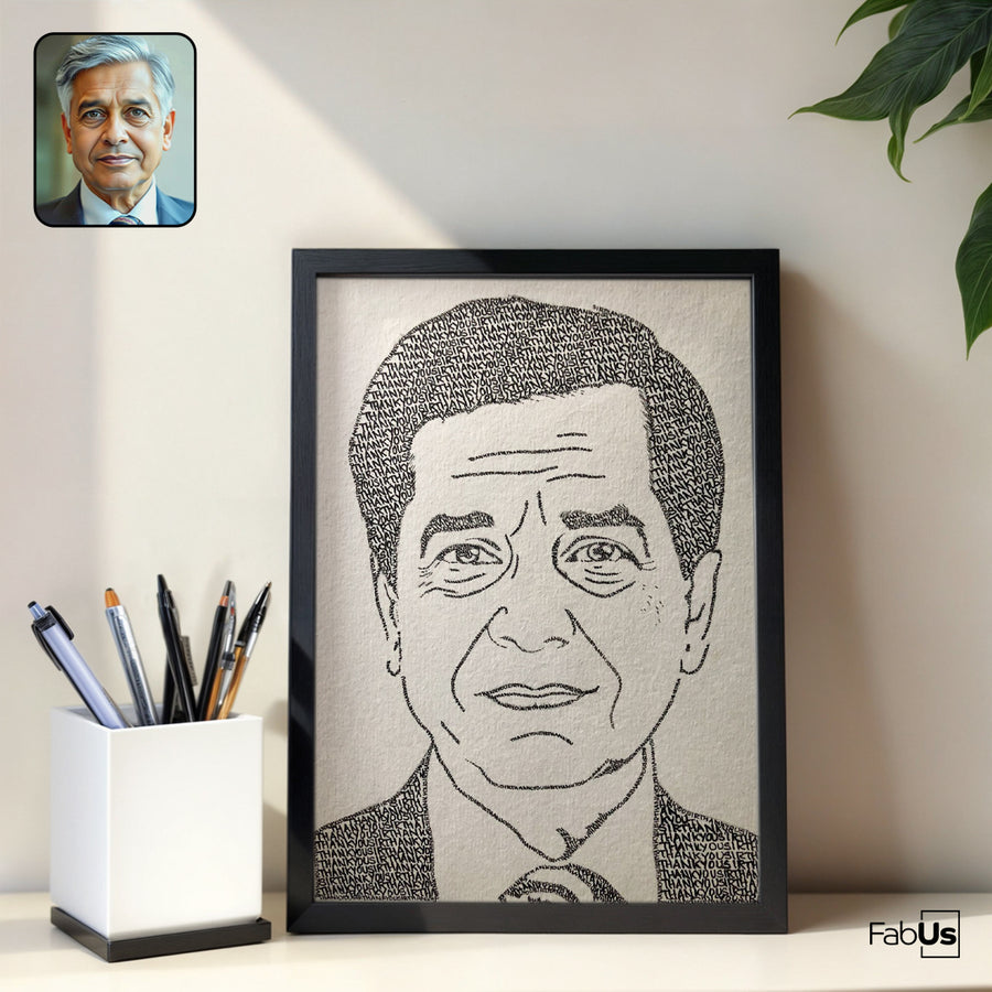 Word Portrait | Custom Word/Name Portrait from Photos